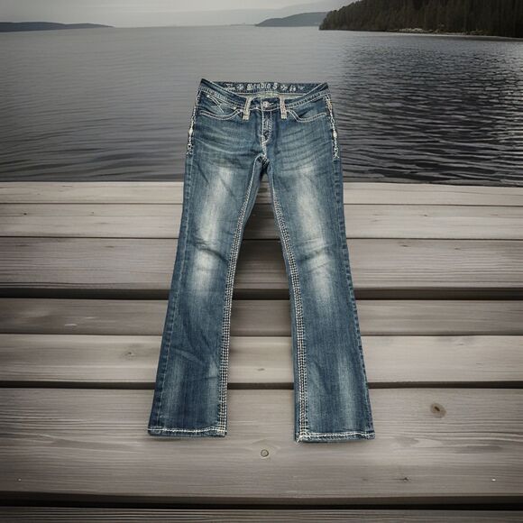 Studio 5 | Jeans | Studio 5 Bootcut Jeans 28 3x30 Blue Embellished ...